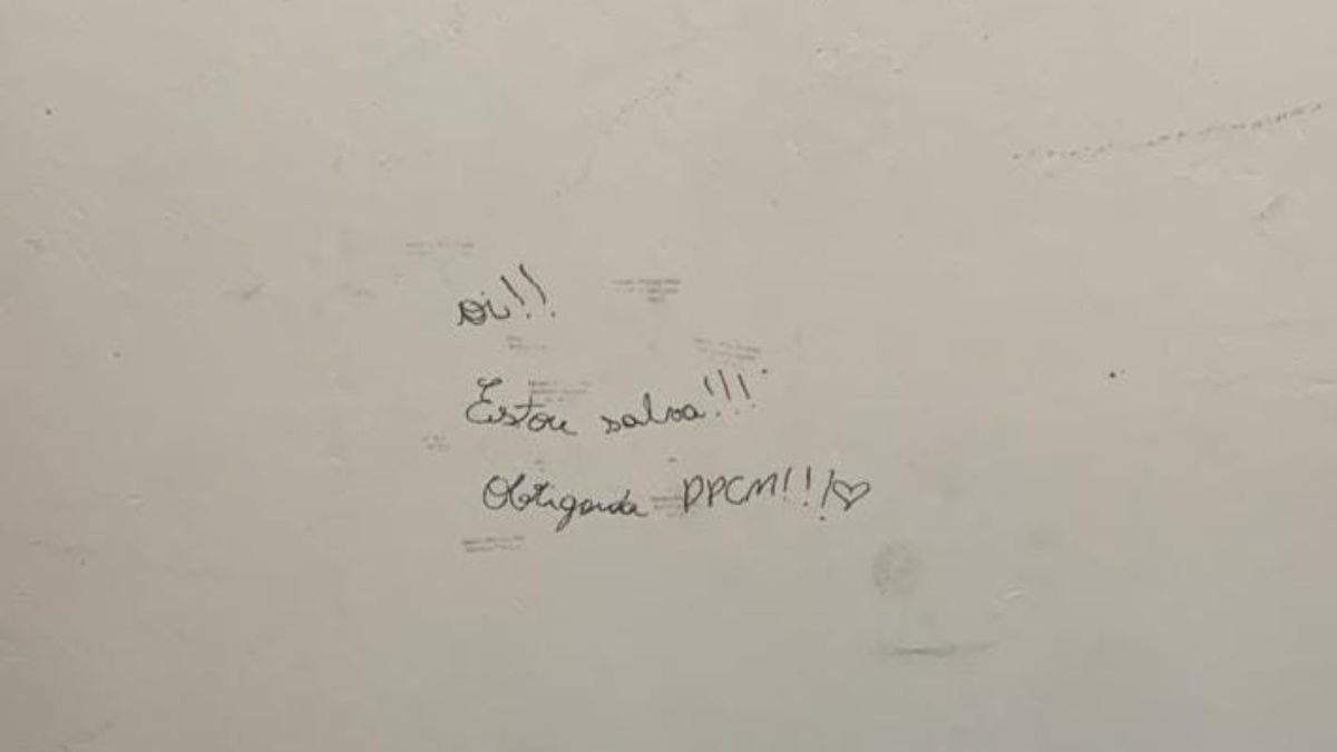 “Oi, estou salva”: mensagem deixada por criança emociona policiais em ...